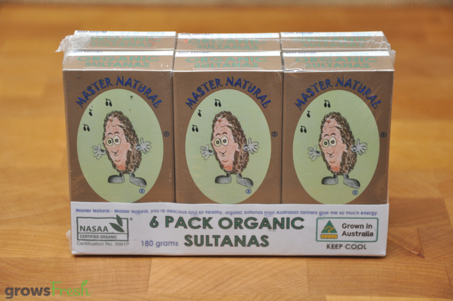 Organic Sultanas - Kids Packs - Australian – growsFresh