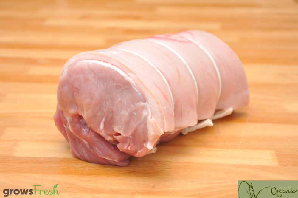 Cherry Tree - Organic Pork - Pork Loin Roast - Skin On - Frozen - Aust ...