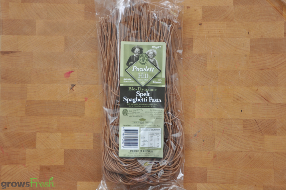 Biodynamic Organic Spelt Pasta - Spaghetti - 375g - Australian – growsFresh